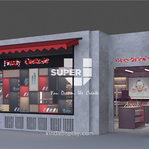 Electronic Shop Interior Design Drone Headset Phone Accessories Display ...