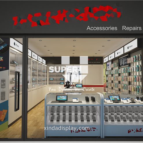Mobile Phone Shop Design Phone Accessory Display - Retail Shop Interior ...