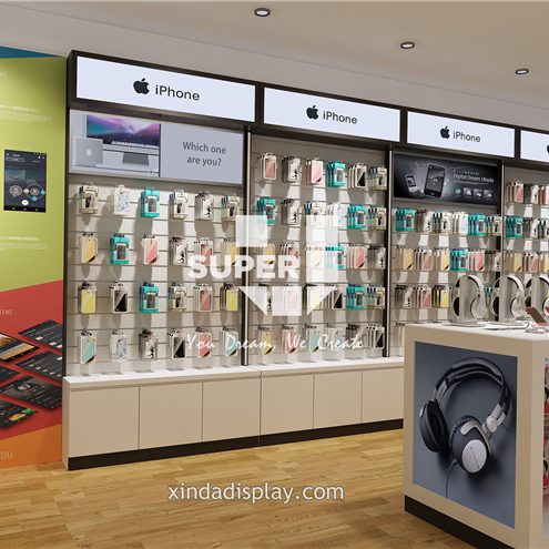Mobile Phone Shop Design Phone Accessory Display - Retail Shop Interior ...