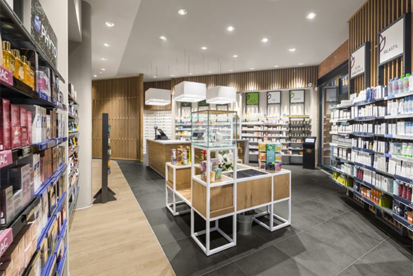 Modern Retail Medical Shop Interior Design - Retail Shop Interior ...