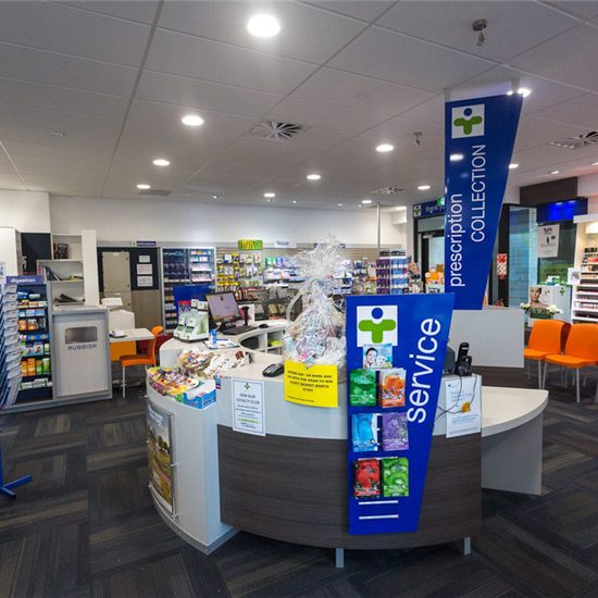 Health and Personal Care Medical Store Interior Design - Retail Shop ...