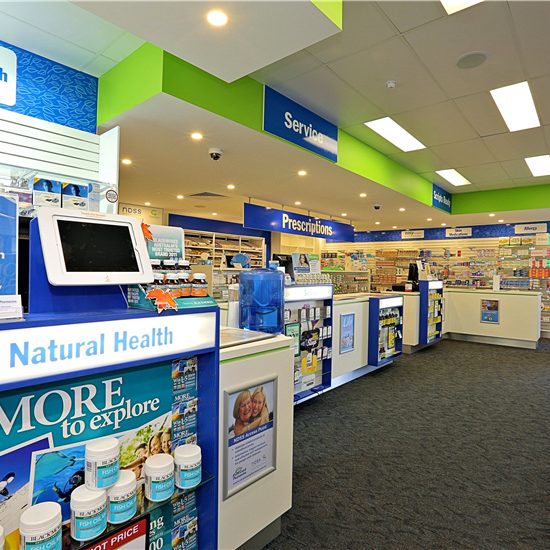 Awesome Modern Retail Pharmacy Interior Design - Retail Shop Interior ...