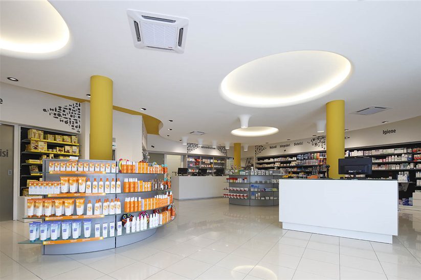 Modern Retail Medical Shop Interior Design - Retail Shop Interior ...