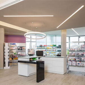 Modern Small Pharmacy Interior Design - Retail Shop Interior Design ...