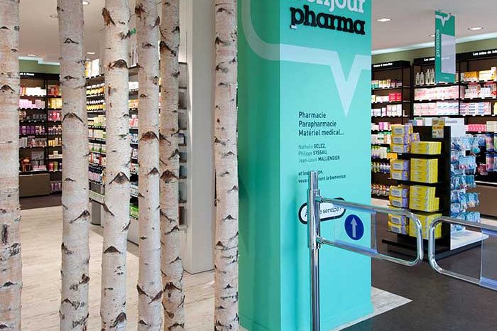 Awesome Modern Retail Pharmacy Interior Design - Retail Shop Interior ...