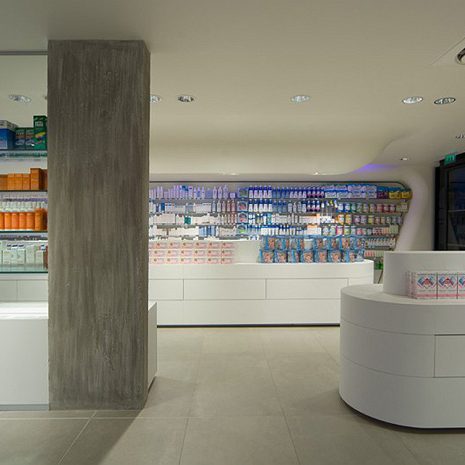Fashion Capsule Retail Interior Design for Medical Store - Retail Shop ...