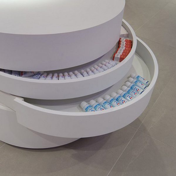 Fashion Capsule Retail Interior Design for Medical Store - Retail Shop ...