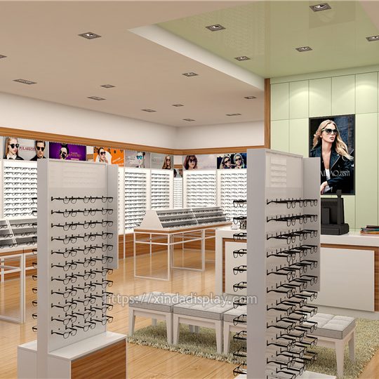 Fashion 3D Optical Shop Interior Design - Retail Shop Interior Design ...