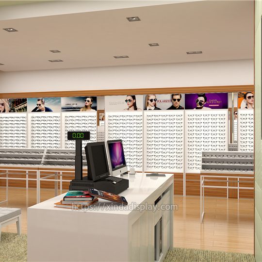 Fashion 3D Optical Shop Interior Design - Retail Shop Interior Design ...