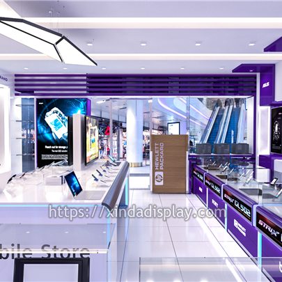 3D Rendering Computer Retail Store Interior Design - Retail Shop ...