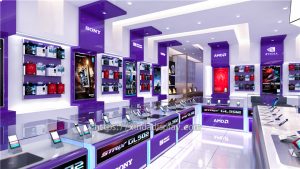 3D Rendering Computer Retail Store Interior Design - Guangzhou Xinda ...