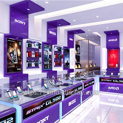 3D Rendering Computer Retail Store Interior Design - Retail Shop ...