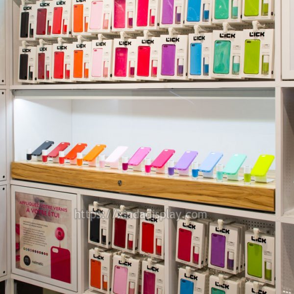 Custom Cell Phone Accessory Display Fixture - Retail Shop Interior ...