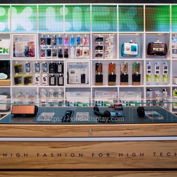 Custom Cell Phone Accessory Display Fixture - Retail Shop Interior ...