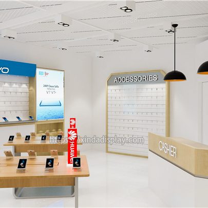 Custom Design Cell Phone Shop Furniture - Retail Shop Interior Design ...