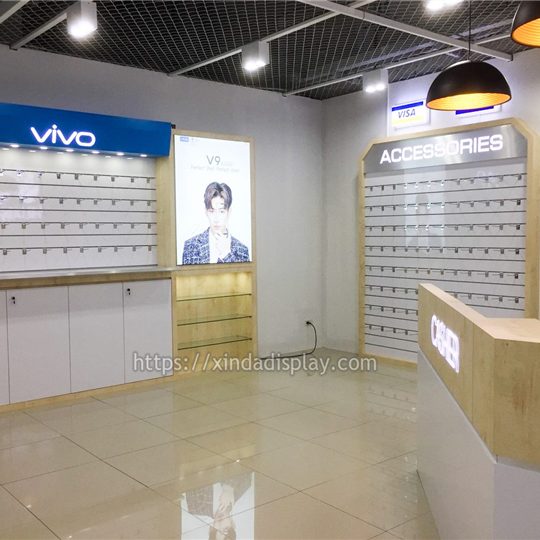 Custom Design Cell Phone Shop Furniture - Retail Shop Interior Design ...