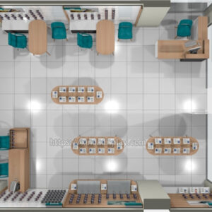 Custom Mobile Cell Phone Shop Layout Design - Retail Shop Interior ...