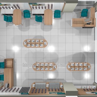 Custom Mobile Cell Phone Shop Layout Design - Retail Shop Interior ...