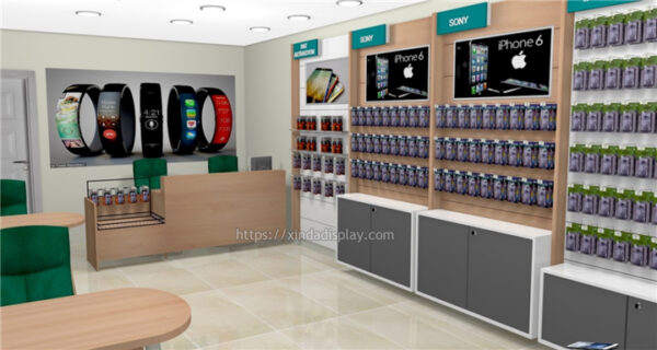 Custom Mobile Cell Phone Shop Layout Design - Guangzhou Xinda ...
