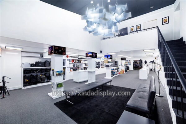 Fashion 3D Retail Camera Shop Design Ideas - Guangzhou Xinda Decoration ...