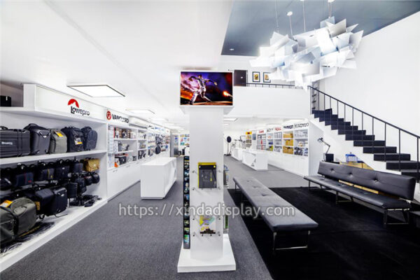 Fashion 3D Retail Camera Shop Design Ideas - Guangzhou Xinda Decoration ...