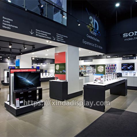 Fashion Consumer Electronics Showroom Design - Retail Shop Interior ...