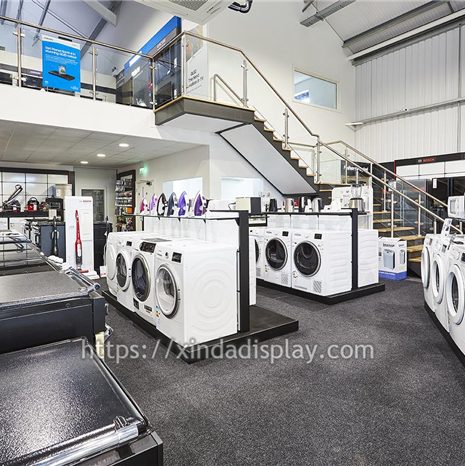 Home Appliances Shop Display Fixture Modern Appliances Showroom Design ...