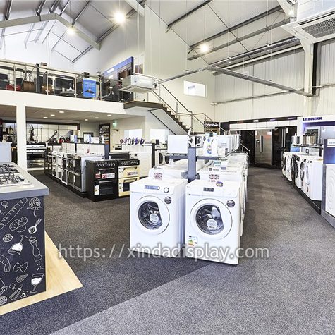 Home Appliances Shop Display Fixture Modern Appliances Showroom Design ...