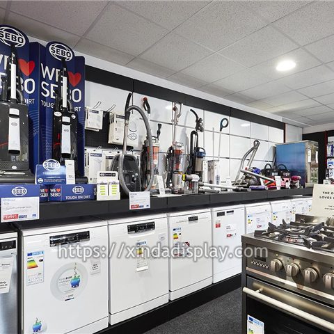 Home Appliances Shop Display Fixture Modern Appliances Showroom Design ...