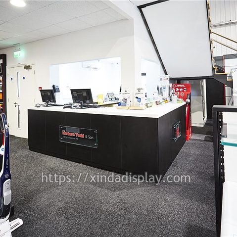 Home Appliances Shop Display Fixture Modern Appliances Showroom Design ...