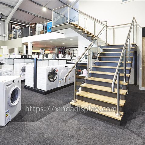 Home Appliances Shop Display Fixture Modern Appliances Showroom Design ...