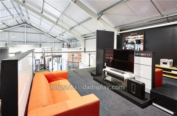 Home Appliances Shop Display Fixture Modern Appliances Showroom Design ...
