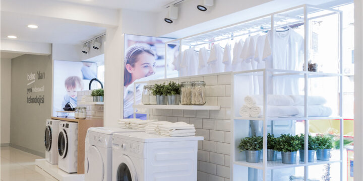 Home Appliances Store Display Furniture Retail Appliances Shop Design ...