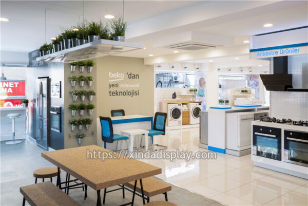 Home Appliances Store Display Furniture Retail Appliances Shop Design ...