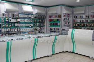 Mobile Cell Phone Display Counter - Custom Retail Display Shop Fittings ...