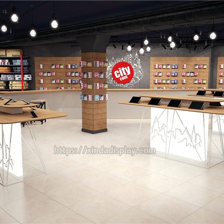 Mobile Cell Phone Showroom Design - Retail Shop Interior Design & Store ...