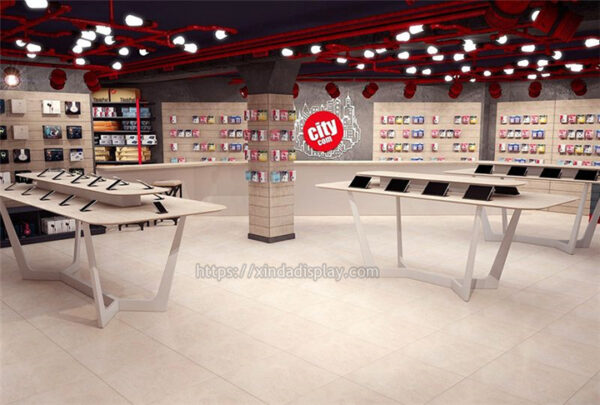 Mobile Cell Phone Showroom Design - Guangzhou Xinda Decoration Design ...