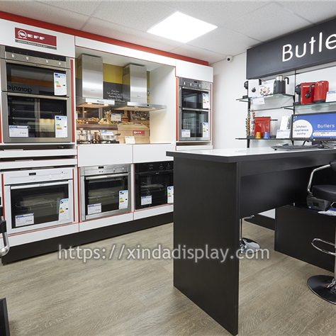 Modern Home Appliances Retail Store Interior Design - Retail Shop ...