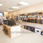 Modern Mobile Display Cabinet - Custom Retail Display Shop Fittings ...