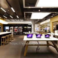 Retail Mobile Shop Display Table - Custom Retail Display Shop Fittings ...