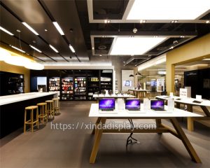 New Computer Shop Fittings Laptop Retail Display Table - Custom Retail ...