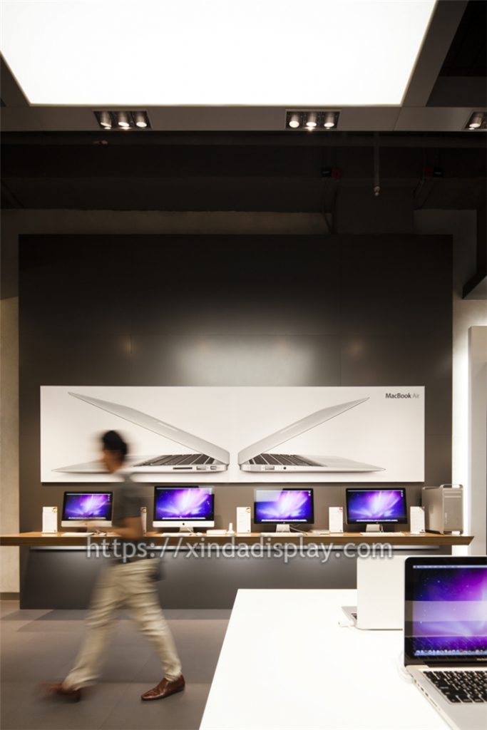 New Computer Shop Fittings Laptop Retail Display Table - Custom Retail ...