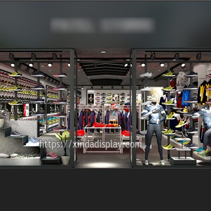 Creative Decor for Sports Shops Retail Shop Decor for Sport Shoe Shop ...