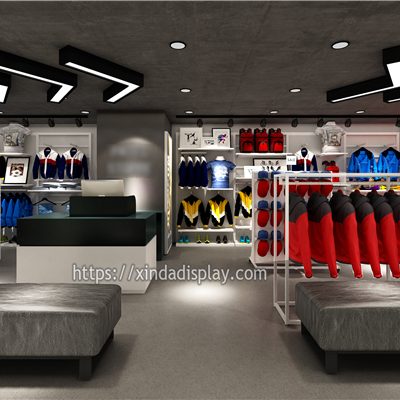 Creative Decor for Sports Shops Retail Shop Decor for Sport Shoe Shop ...