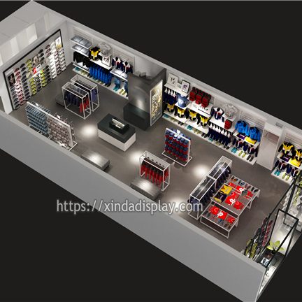 Creative Decor for Sports Shops Retail Shop Decor for Sport Shoe Shop ...