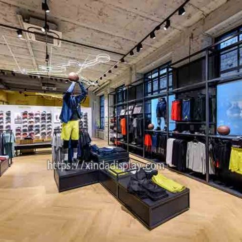 Custom 3D Rendering Design Sport Shop Retail Display Solution Sports ...
