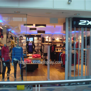 Custom Activewear Shop Interior Design Display Gym Sports Shop ...