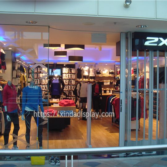 Custom Activewear Shop Interior Design Display Gym Sports Shop ...