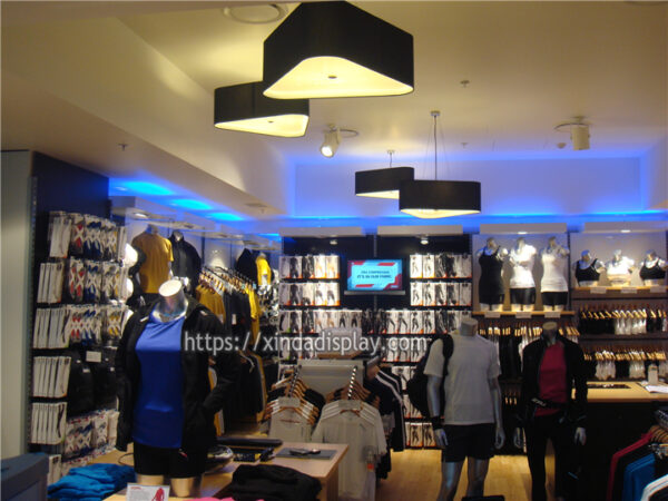 Custom Activewear Shop Interior Design Display Gym Sports Shop ...