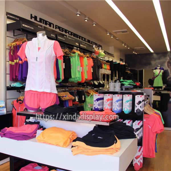 Custom Activewear Shop Interior Design Display Gym Sports Shop ...